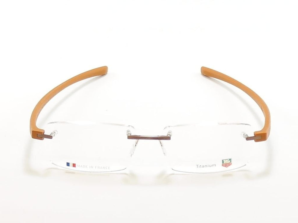 Tag Heuer Eyeglasses Frame Reflex 3 3941 Titanium Brown France Made 56 ...
