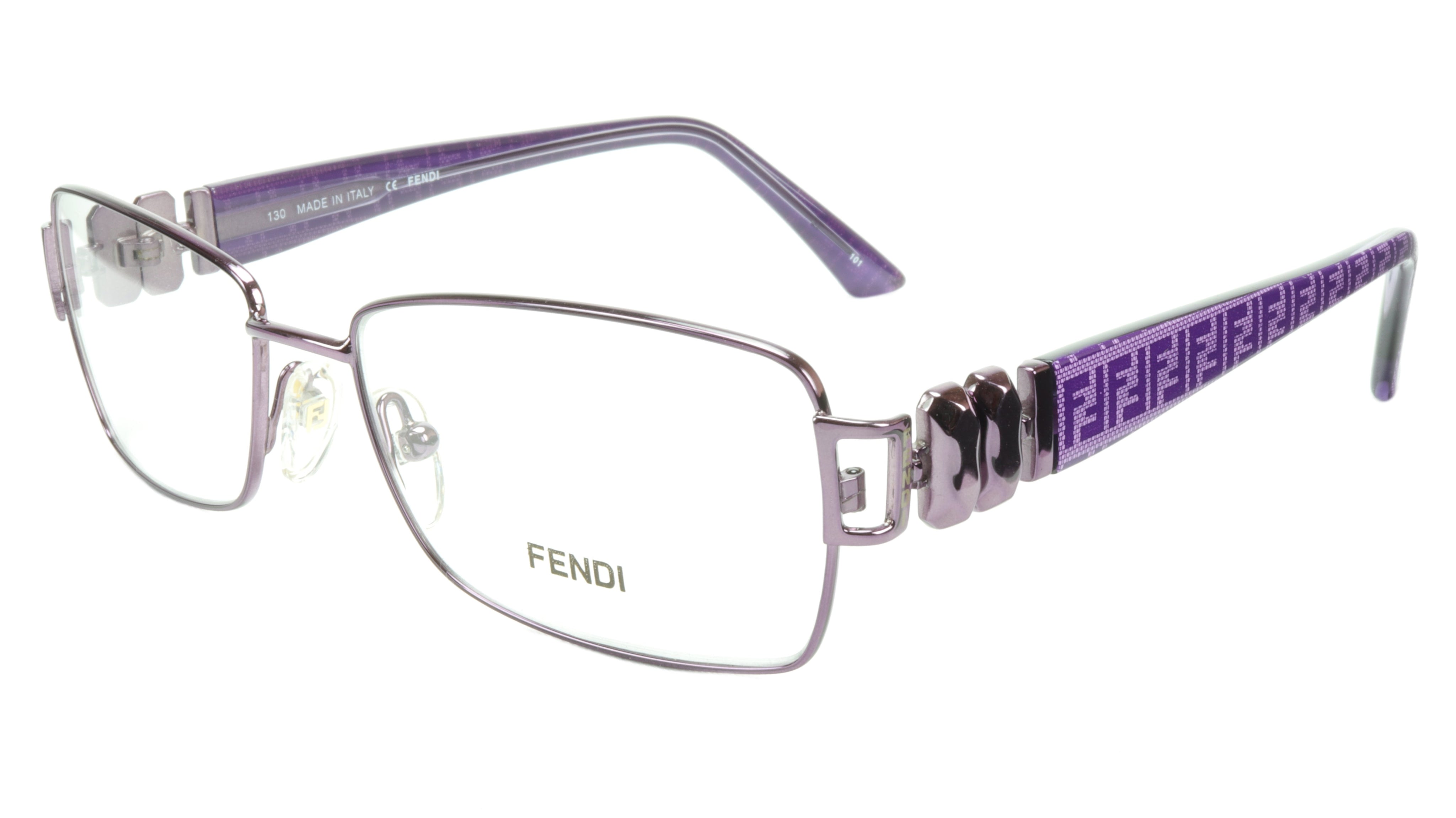 FENDI Eyeglasses Frame F883 (539) Metal Acetate Violet Italy 53-16-130 ...