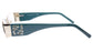 FENDI Eyeglasses Frame F932R (758) Acetate Gold Blue Italy Made 52-16 ...