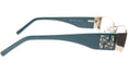 FENDI Eyeglasses Frame F932R (758) Acetate Gold Blue Italy Made 52-16 ...