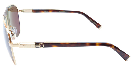 ZILLI Sunglasses Made of High Quality Titanium with Leather Accents ...
