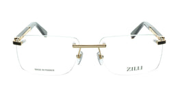 ZILLI Rimless Eyewear Made with Real Leather and High Quality Titanium ...