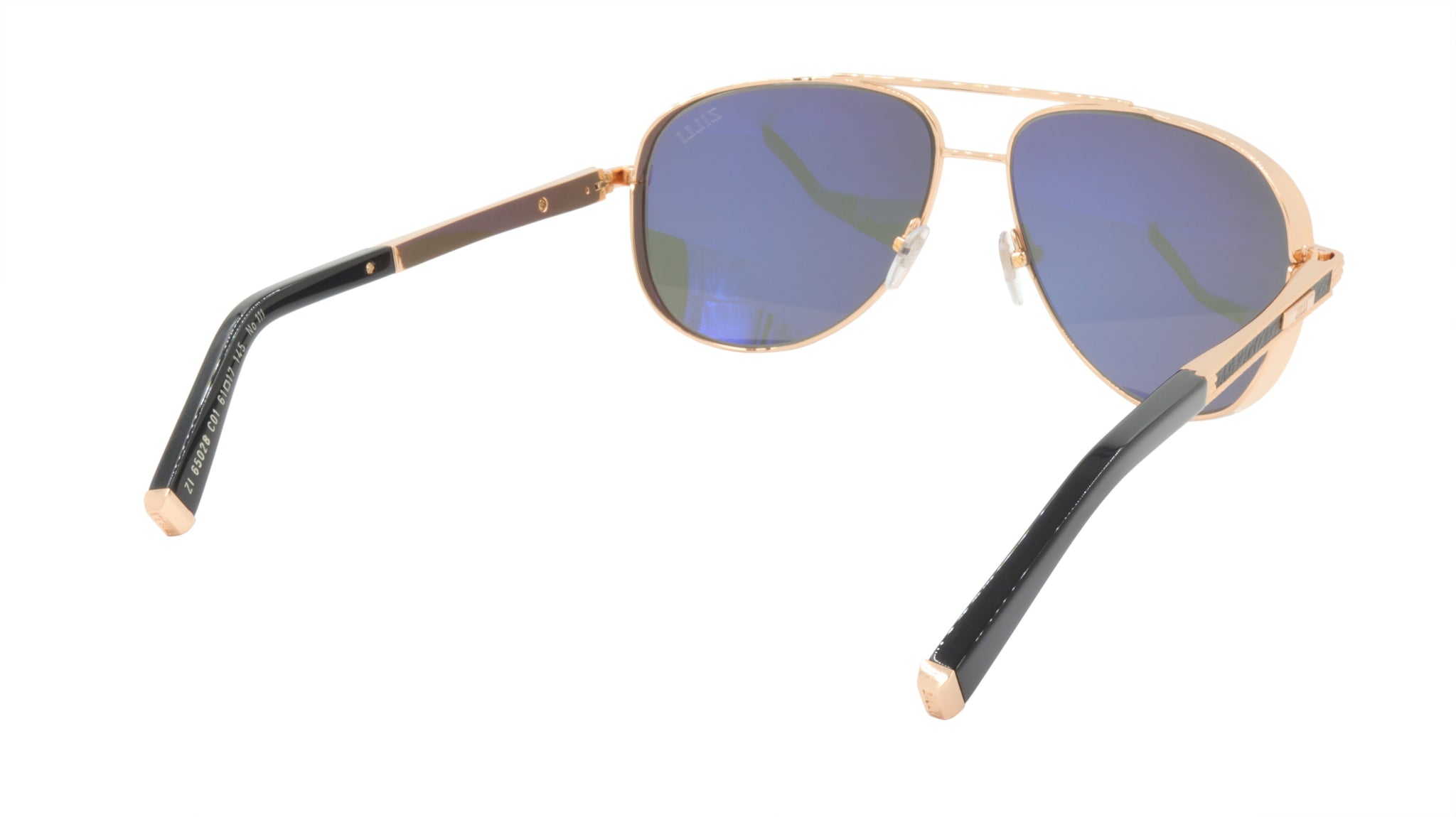 ZILLI Sunglasses Titanium Acetate Leather Polarized France Handmade ZI ...