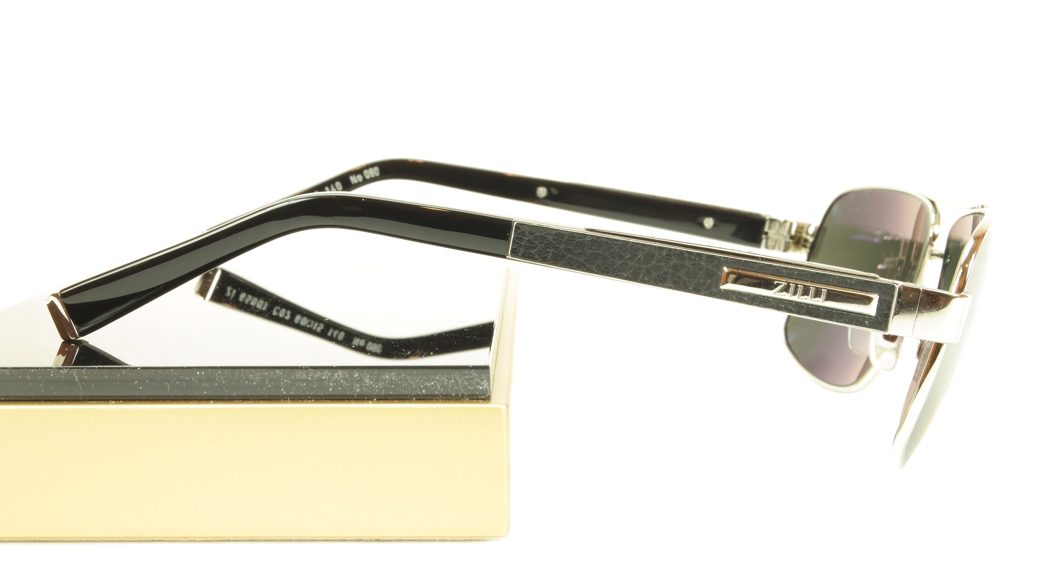 ZILLI Sunglasses with Silver Lenses Uniquely Crafted with Its Own Seri ...