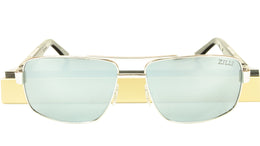 ZILLI Sunglasses with Silver Lenses Uniquely Crafted with Its Own Seri ...