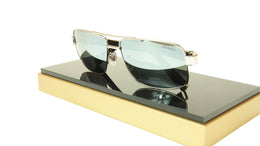 ZILLI Sunglasses with Silver Lenses Uniquely Crafted with Its Own Seri ...