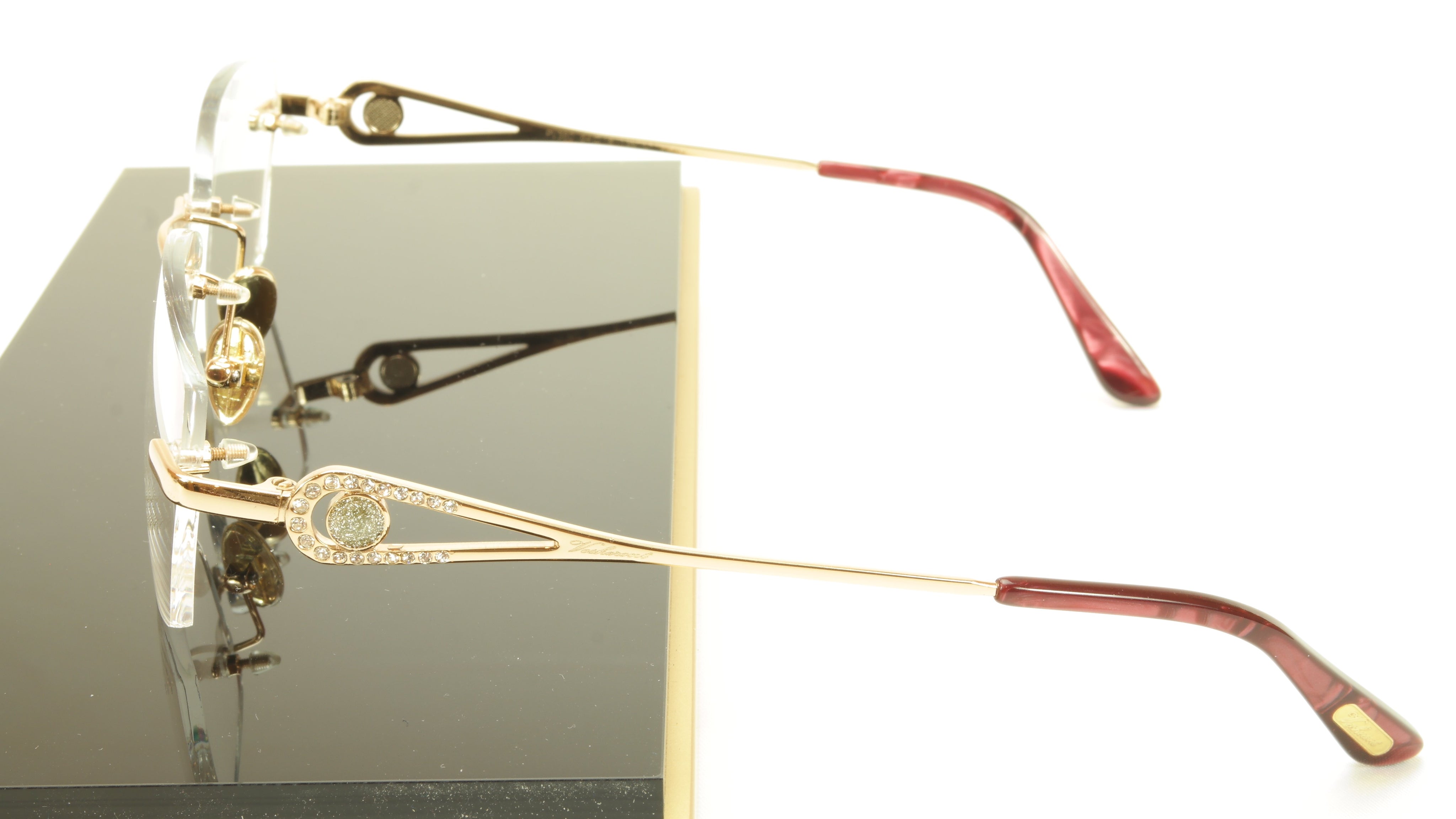 Paul Vosheront PV360 C1 Gold plated Eyeglasses Frame Italy 54-18-135 ...