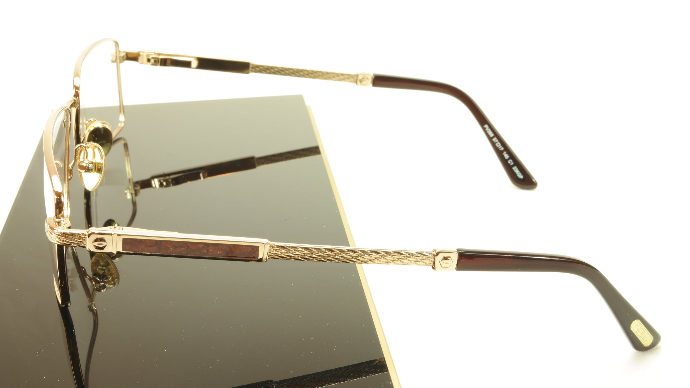Paul Vosheront PV368 C1 23KT Gold Plated Eyeglasses Frame Italy Made ...