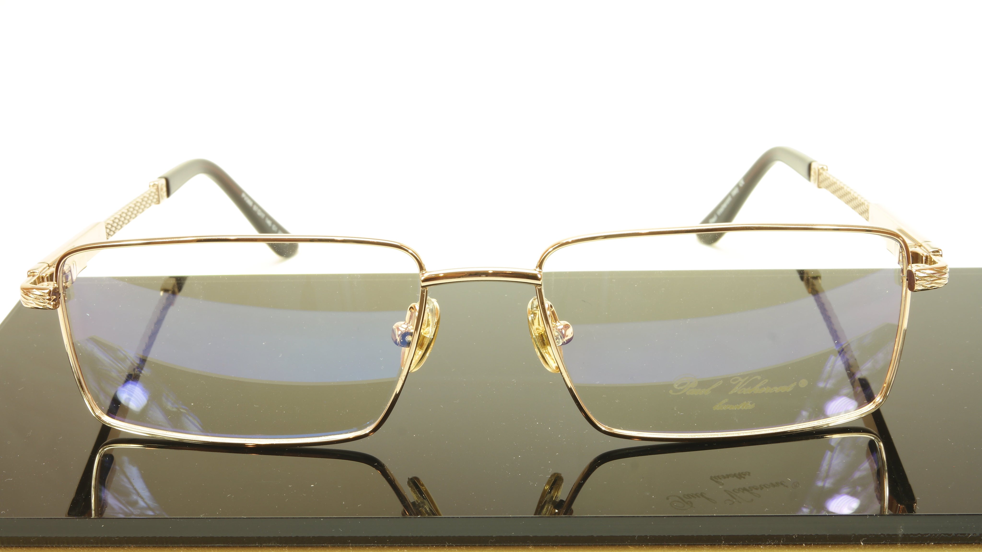 Paul Vosheront PV368 C1 23KT Gold Plated Eyeglasses Frame Italy Made ...